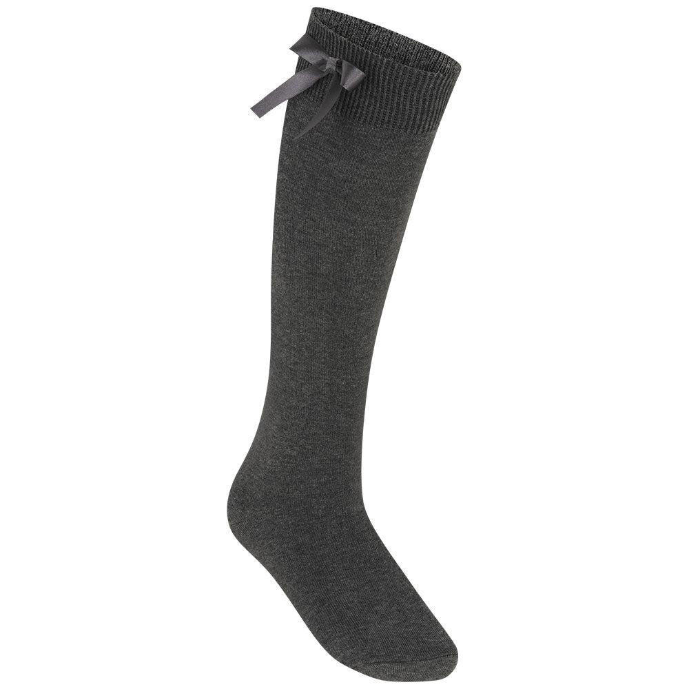 Knee Length Bow Socks (Available in 8 different colours) – The School ...