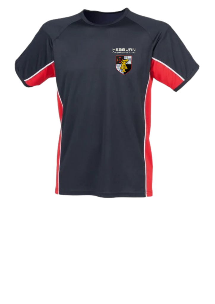 Hebburn Comprehensive School Red & Black PE T. Shirt – The School Outfit